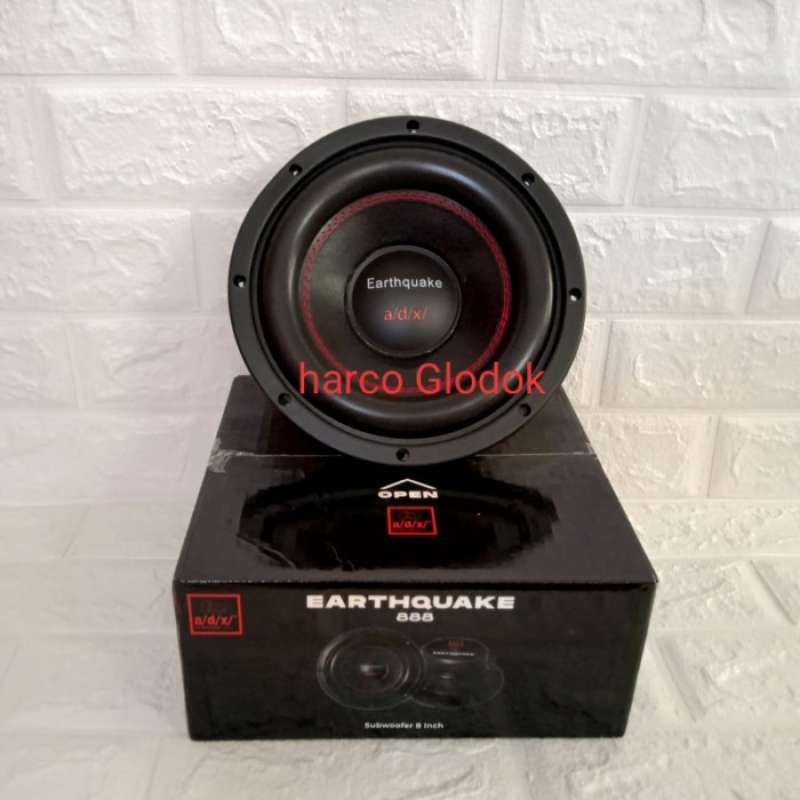 Jual Subwoofer Adx Earthquake 8 Double Coil Earthquake 888 Bass Mantap Di Seller Suzuka ...