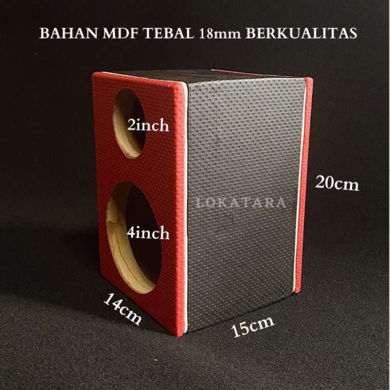 Jual Box Speaker 4 Inch Full Mdf Lapisan Oscar - Hitam Kuning Di Seller ...