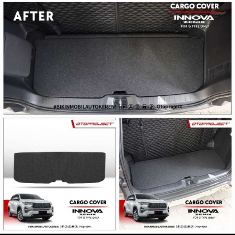 Jual Cargo Cover Penutup Bagasi Otoproject Innova Zenix G Di Seller ...