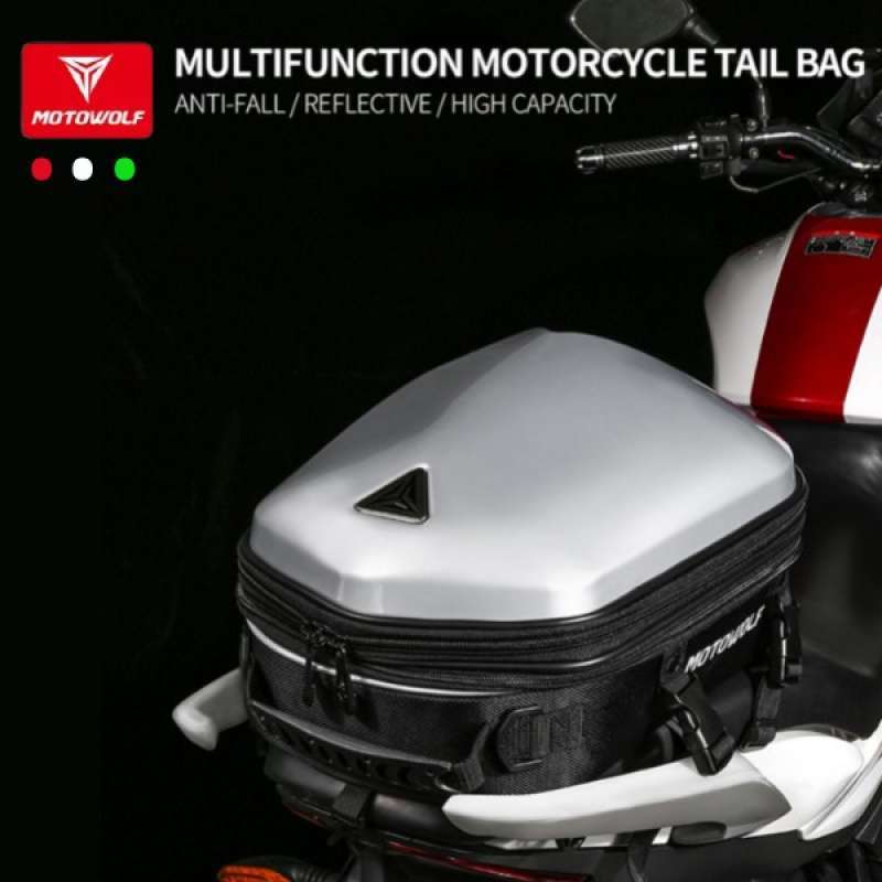 Jual Tas Belakang Motor Motowolf Tail Bag Hard Shell Tas Helm Multi ...