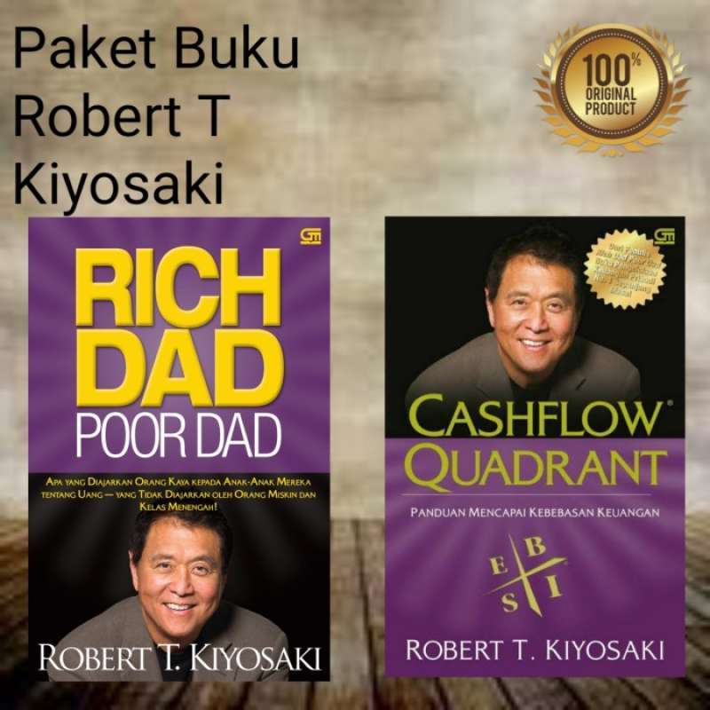 Promo Paket 2 Buku Rich Dad Poor Dad And Cashflow Quadrant Diskon 23 Di