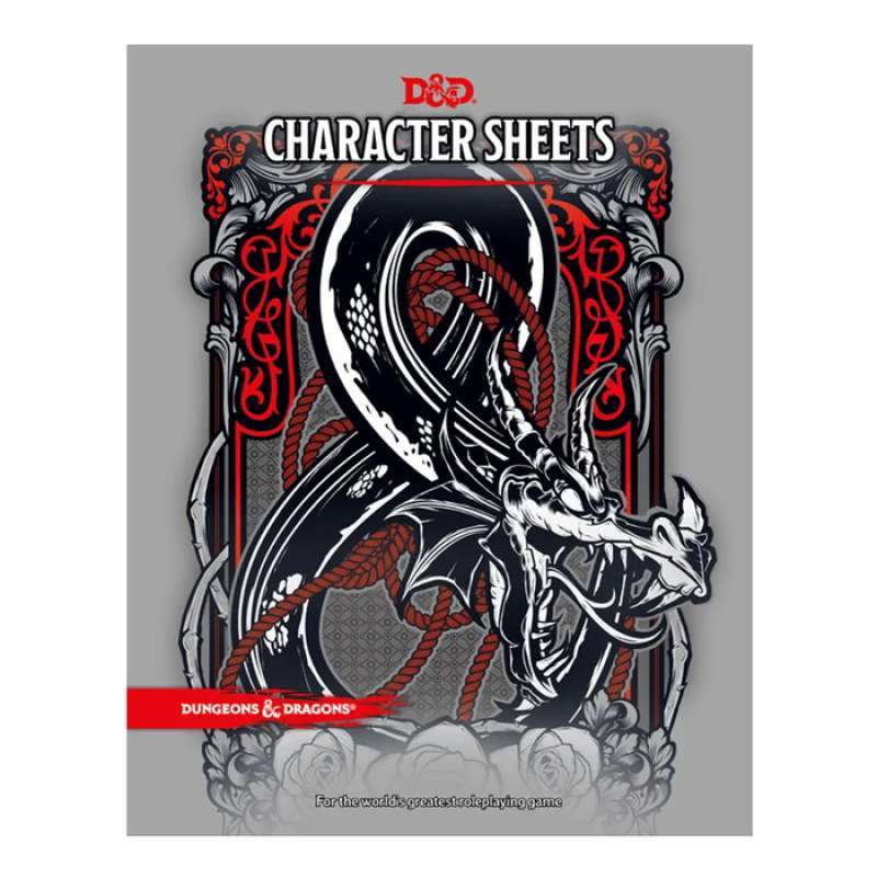 Promo Dungeons & Dragons Character Sheet Diskon 23% Di Seller ...