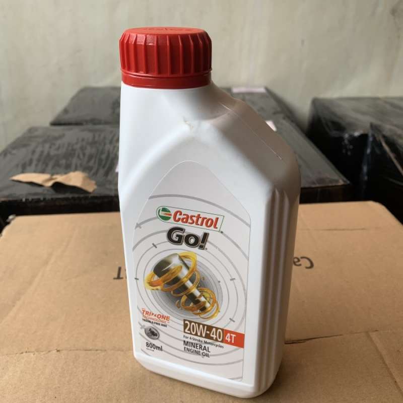 Promo New 59 /dus Castrol Go! 0,8l X 24 Oli Motor 20w-40 4t Engine Oil ...