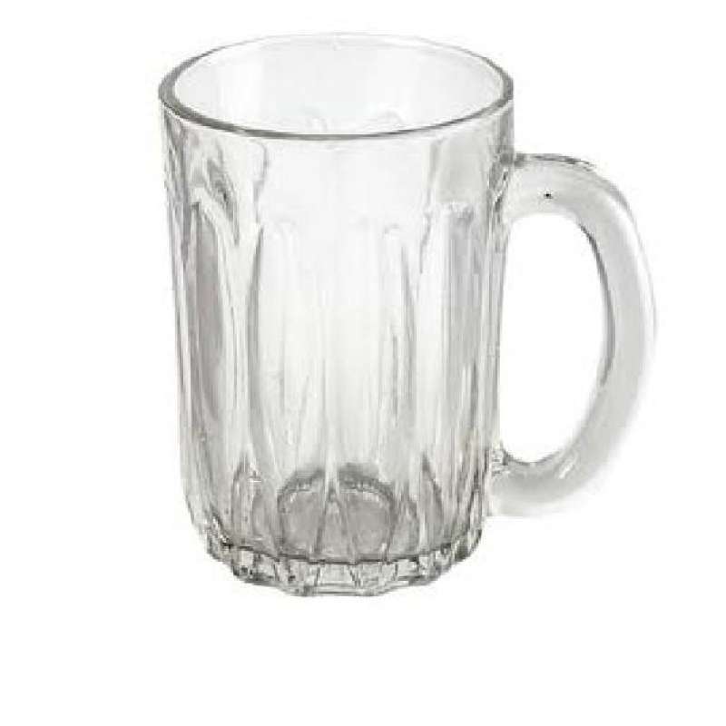 Jual Mug Gagang Beling Kaca Bening | Gelas Kopi Teh Susu Jus Cafe ...