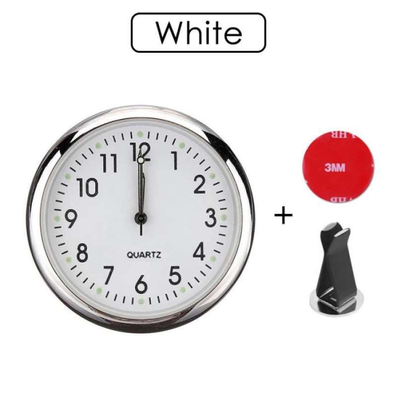 Jual Car Dashboard Mini Analog Clock| Luminous Jam Interior Dashboard ...