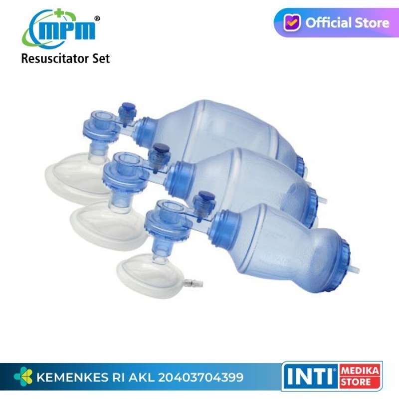 Promo Mpm - Disposable Resuscitator | Ambu Bag Pvc | Resusitator Manual ...