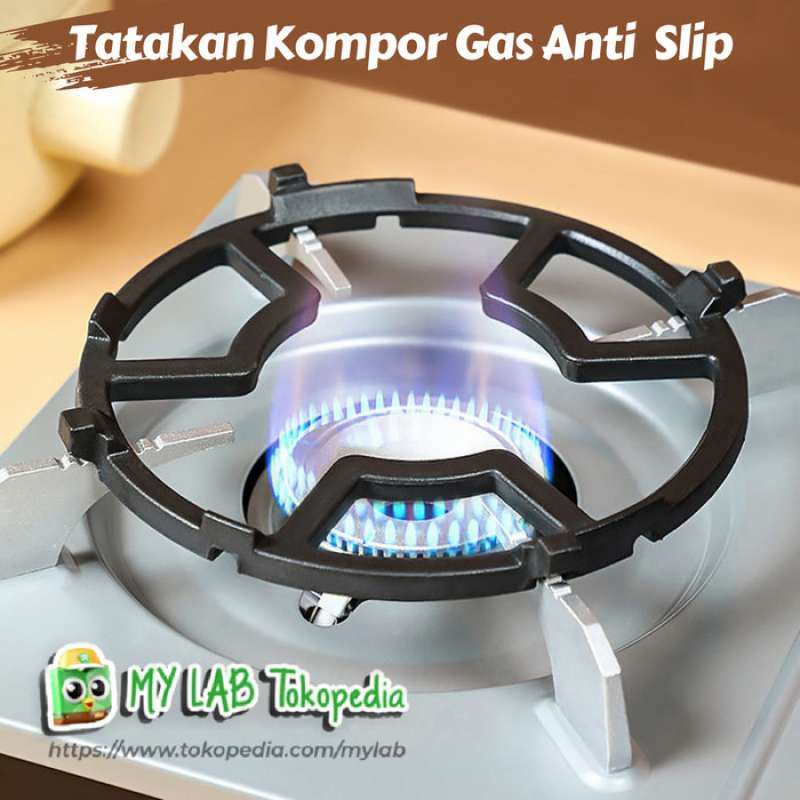 Jual Tatakan Dudukan Kompor Gas Slip Besi Universal Stovetop Trivet Anti - Cat Terkelupas Di ...