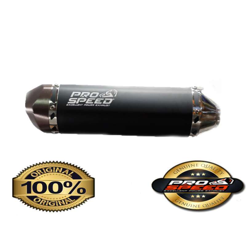 Promo Prospeed Exhaust Vespa 3v Black Cnc Series Diskon 23% Di Seller ...