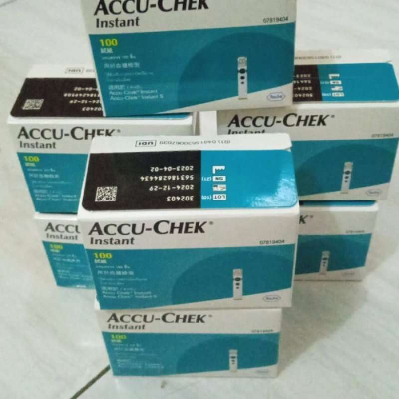 Promo Accu Chek Instant Isi 100 Strip Diskon 23% Di Seller Leomord ...
