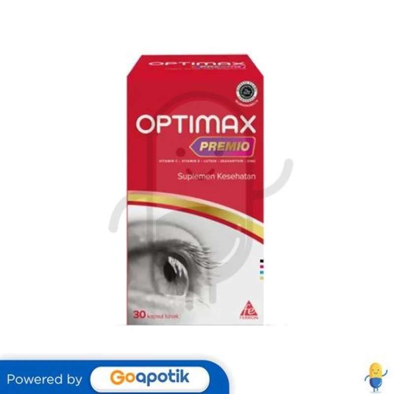 Promo Optimax Premio Botol 30 Kapsul / Suplemen Kesehatan Mata Diskon 23% Di Seller Leomord ...