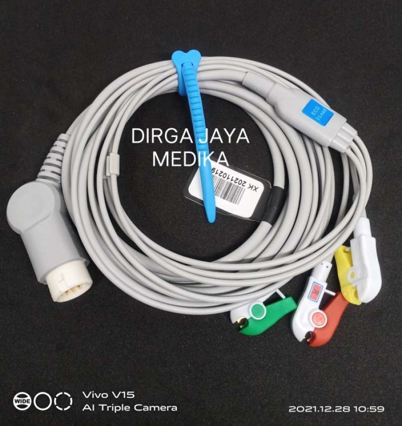 Promo Ecg 3 Leads Philips 12 Pin Iec, Clip Diskon 23% Di Seller Leomord ...