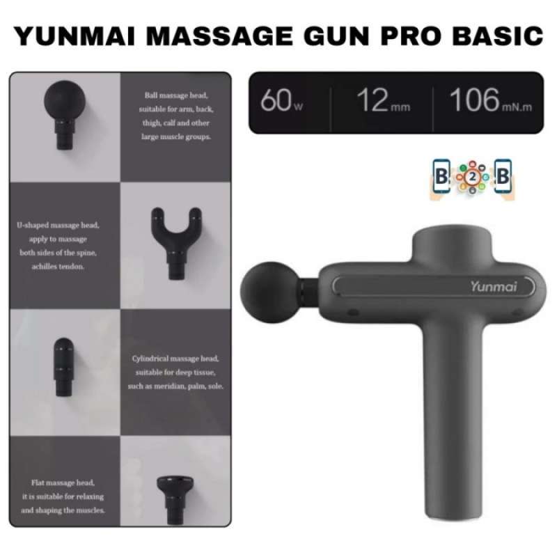 Promo Yunmai Massage Gun Pro Basic - Deep Muscle Massager Alat Pijat ...