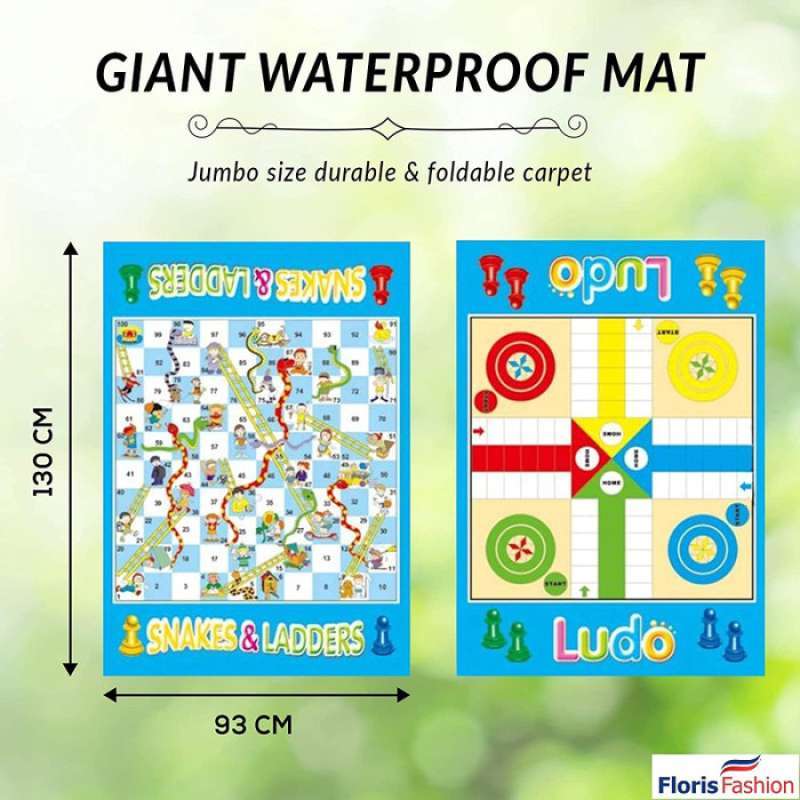 Promo Mainan Edukasi Ular Tangga Dan Ludo Karpet Snakes N Ladders 2 In ...