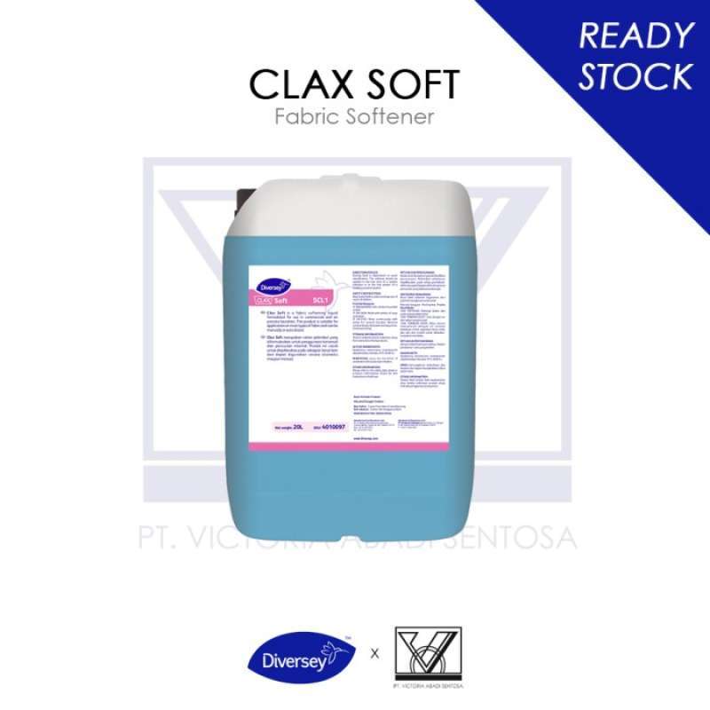 Promo Diversey Clax Soft - Fabric Softener / Pelembut Pakaian Laundry Diskon 23% Di Seller ...