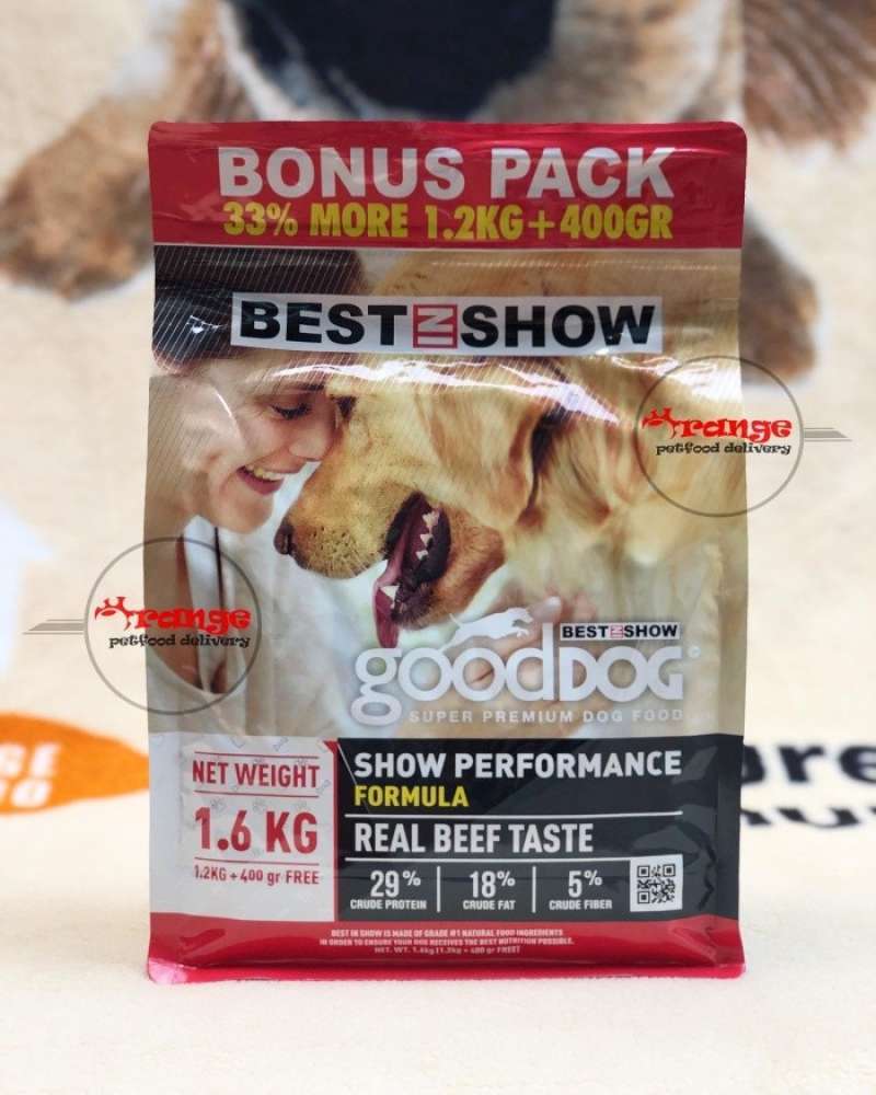 Promo Best In Show ( Good Dog ) Adult Beef Performance 1,6 Kg Dog Food ...