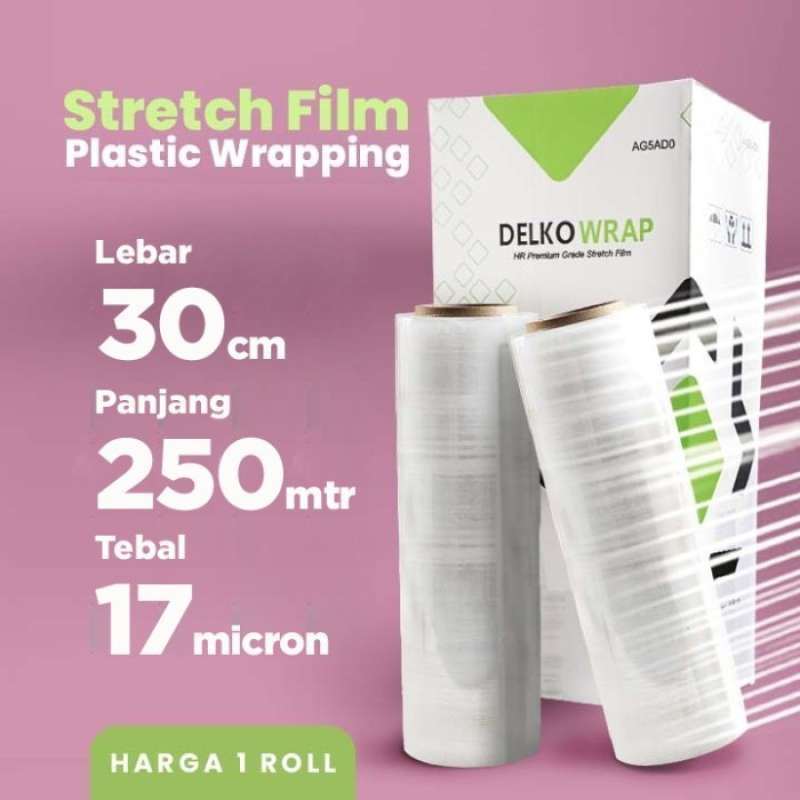 Jual Plastik Wrap Bening 30cm X 250m /wrapping/wraping/stretch Film ...