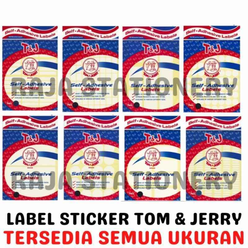 Promo Label Tom & Jerry Sticker Tom And Jerry 103 107 123 127 Pack ...