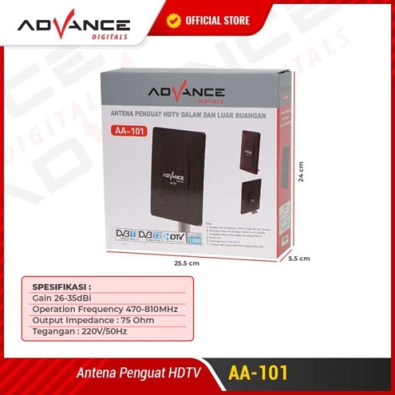 Promo Baru Antena Digital & Analog Advance Aa-101 Bisa 2 Fungsi Indoor ...