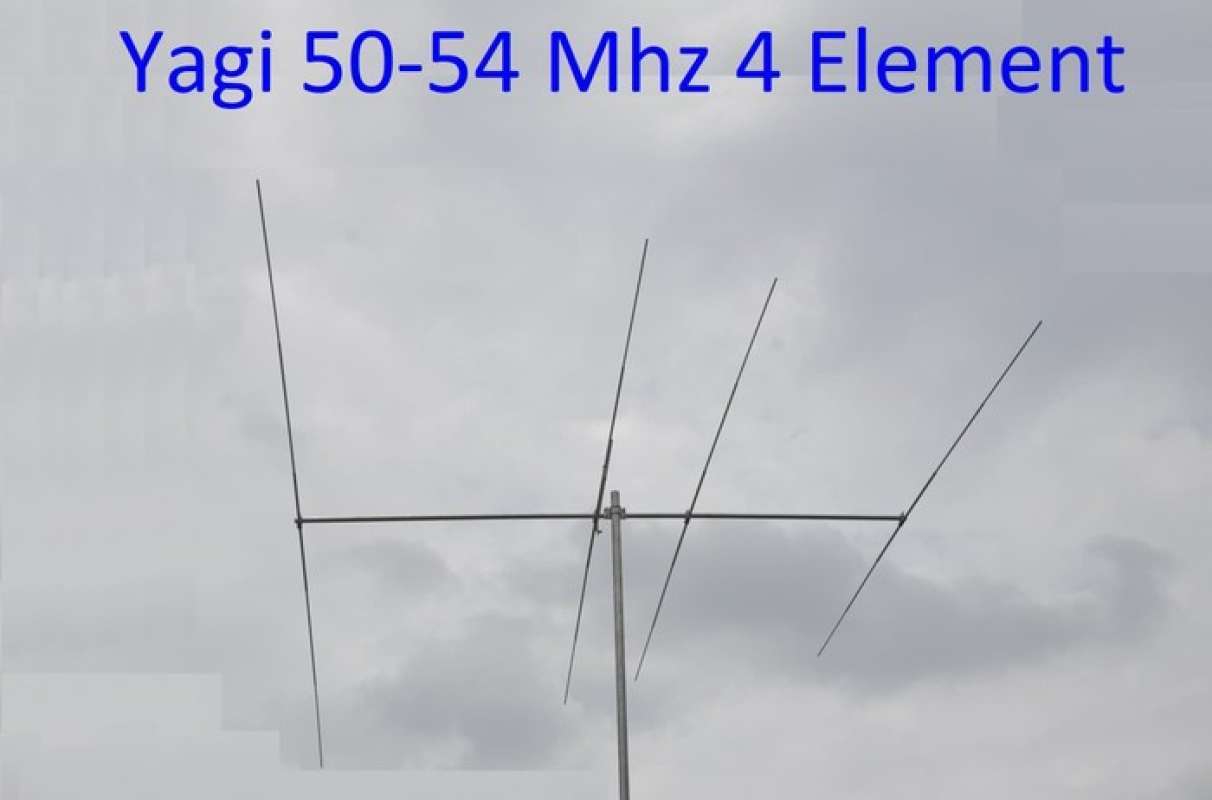 Promo Yagi Hf Antenna, 50mhz 4 Element Yagi Elemen 1 1000w 6m Band ...