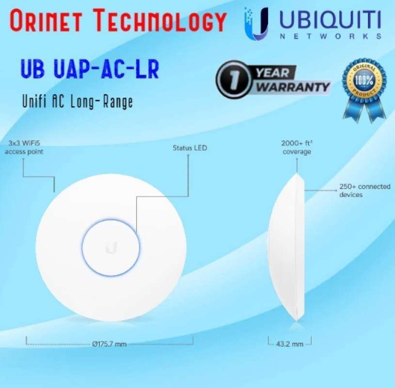 Promo Ubiquity Uap-ac-lr Unifi Access Point Ac Long Range Diskon 23% Di ...