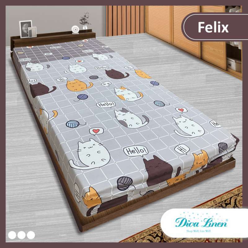 Jual Sarung Kasur Busa Resleting Anti Lecek Super Nyaman - Diva Linen ...