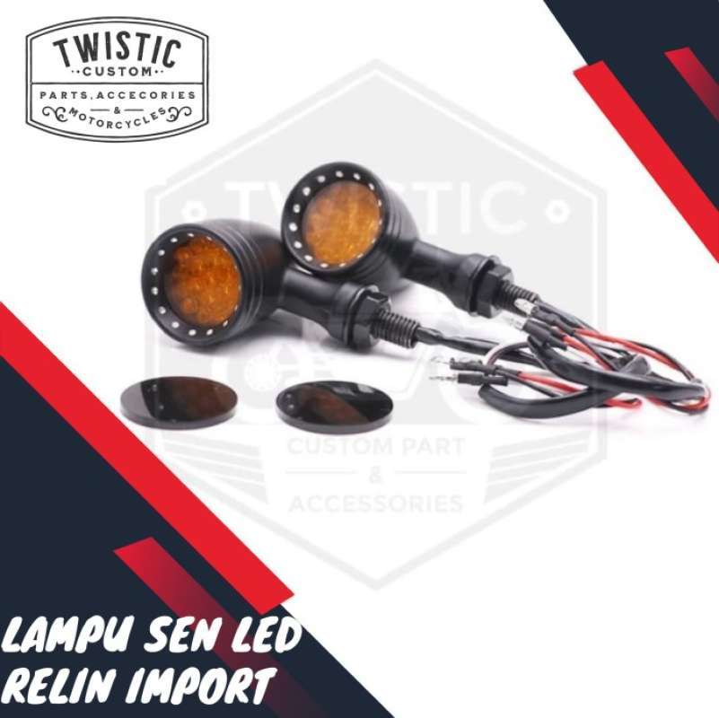 Promo Lampu Sen Sein 12 Led Relin Motor Custom Xsr W175 Benelli ...