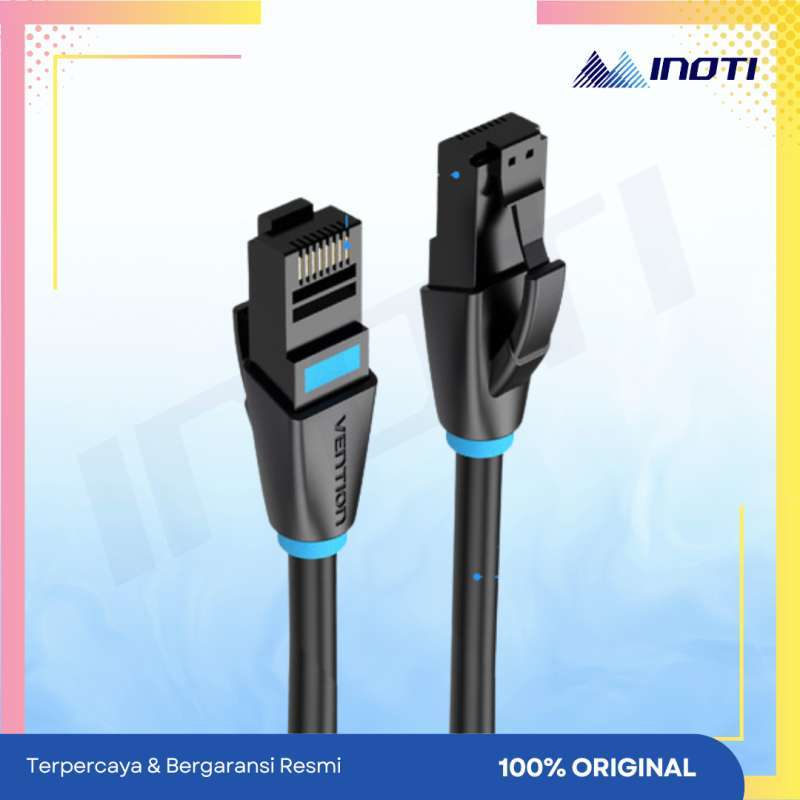 Jual Vention 2m Kabel Lan Rj45 Cat.6 Utp Ethernet Gigabit - Ibk Round Di Seller Inoti Official ...