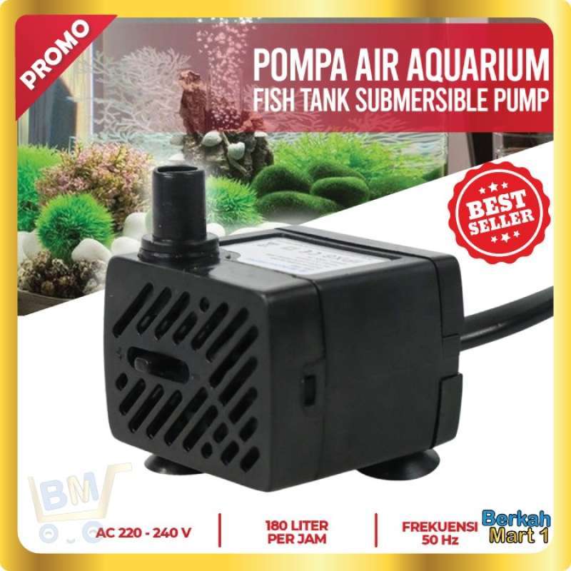 Jual Pompa Air Aquarium Submersible Pump Fish Tank 3w Pompa Water ...