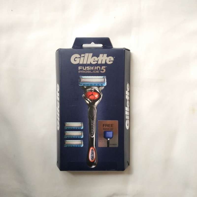 Jual Gillette Fusion 5 Proglide Starter Pack+cover Pisau Cukur/mach 3 ...