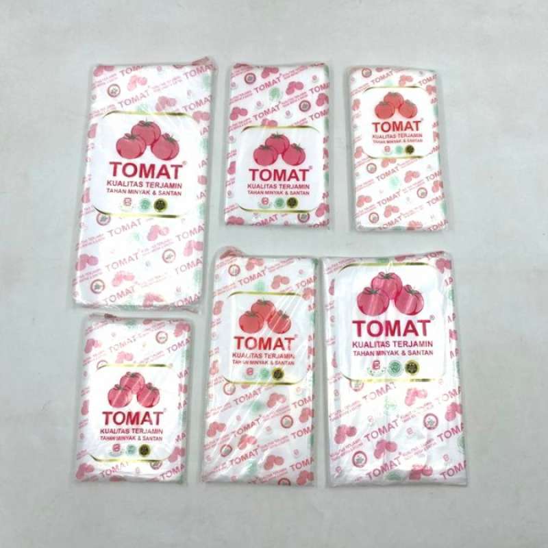 Jual Kantong Plastik Pe Merk Tomat /kantong Minyak, Es Dll/ 250 Gram ...