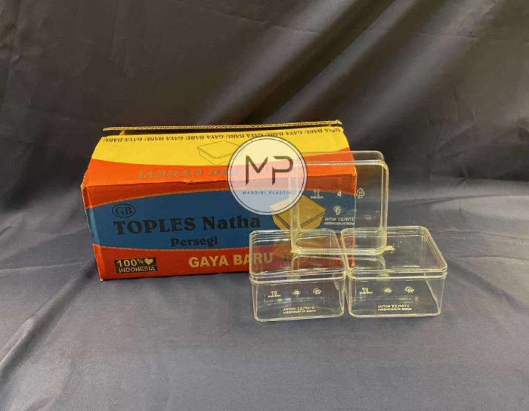 Jual Toples Gb Gaya Baru Natha / Dessert Box Bening / Kotak Kue Kering ...