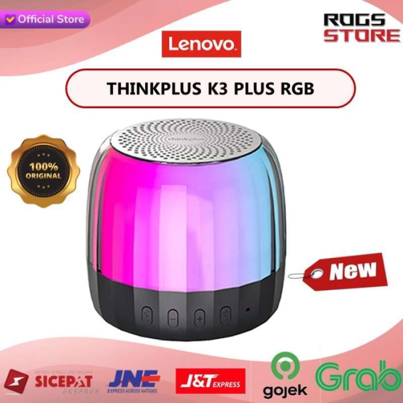 Promo Lenovo Thinkplus K3 Plus Rgb Bluetooth Portable Speaker Hifi Mc Black Diskon 23 Di Seller