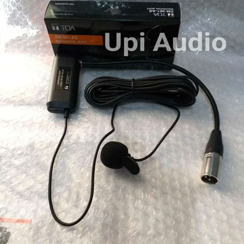 Promo Mic Toa Xlr For Mixer Clip On Jepit Cable 7.m Diskon 23% Di ...