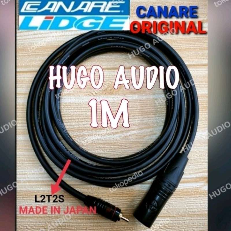 Promo Kabel Audio Canare Jack Xlr Male To Rca 1m Original Diskon 23% Di Seller Ryoma Store ...