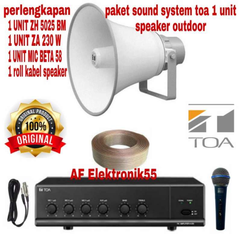 Promo Paket Sound System Toa Masjid Atau Mushola Outdor Diskon 23% Di ...