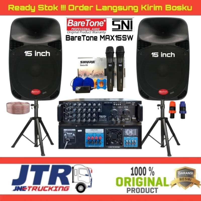 Promo Paket Sound System Outdoor Baretone Max15mw Power Amplifier ...