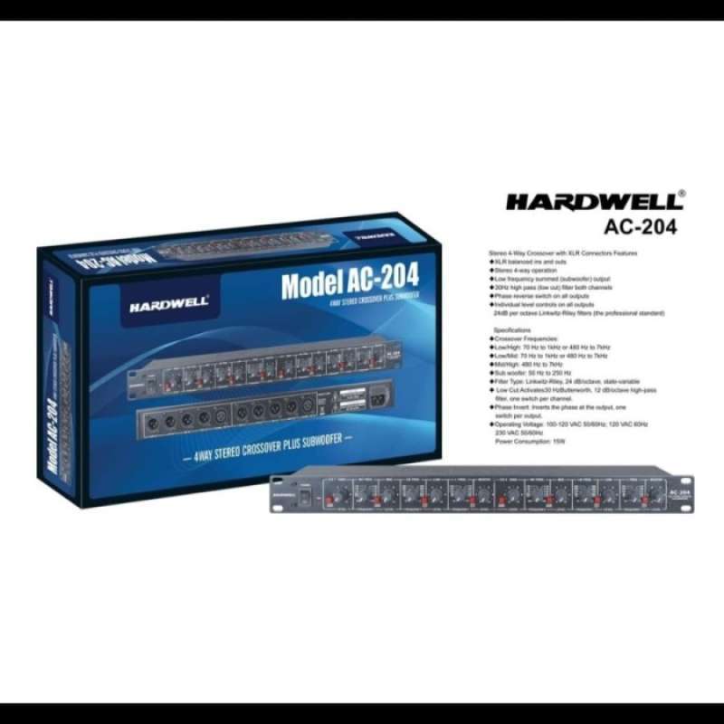 Promo Crossover Hardwell Ac 204 Original Ac204 Stereo 4way Subwoofer Diskon 23% Di Seller Ryoma ...