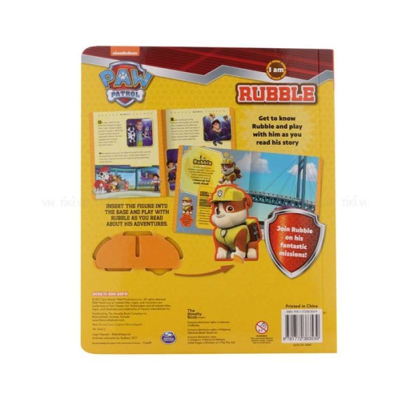 Promo Paw Patrol I Am Rubble Kids Story Book Diskon 23% Di Seller ...