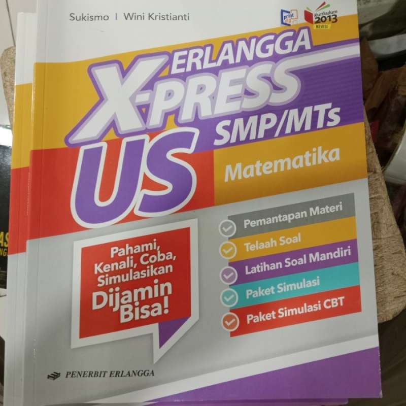 Promo Erlangga Xpress Smp Us Matematika Revisi Diskon 23% Di Seller ...