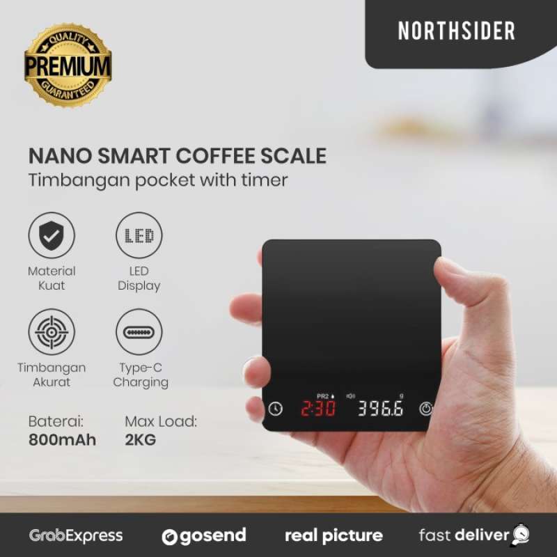 Jual Timbangan Kopi Digital Coffee Scale Smart Nano Type-c Espresso ...