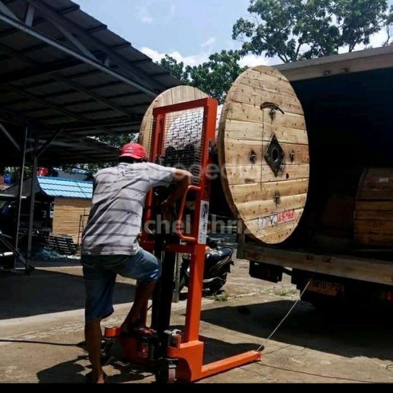 Jual Hand Stacker 1ton Lifting Hight 1.6 Meter / Hand Pallet / Merk ...