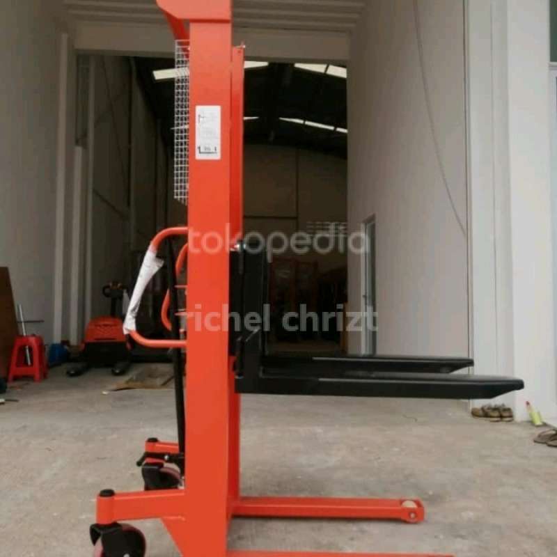 Jual Hand Stacker 1ton Lifting Hight 1.6 Meter / Hand Pallet / Merk ...