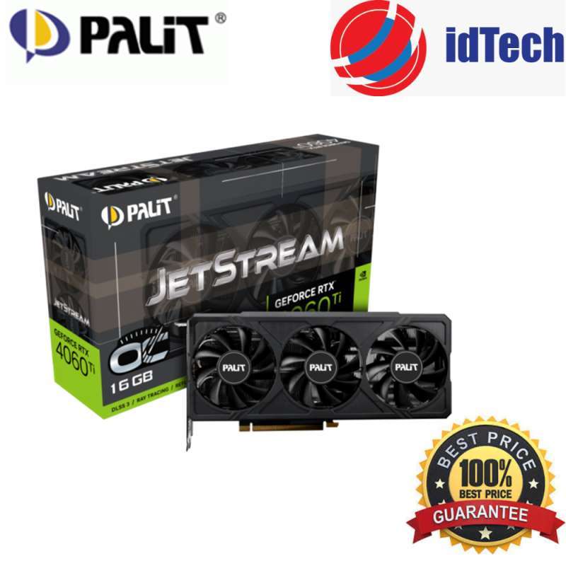 Jual Palit Vga Geforce Rtx 4060 Ti Jetstream 16gb 128bit Gddr6 Di ...