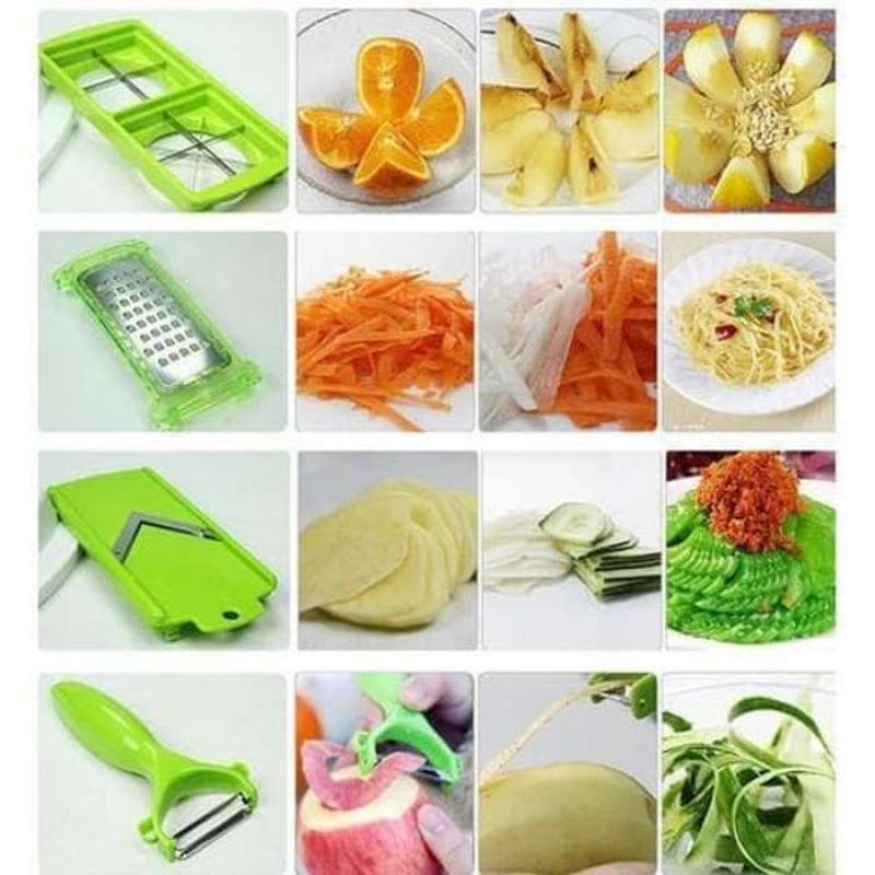 Promo Genius Nicer Dicer Plus/ Pemotong Sayur Buah Serbaguna(as Seen On ...