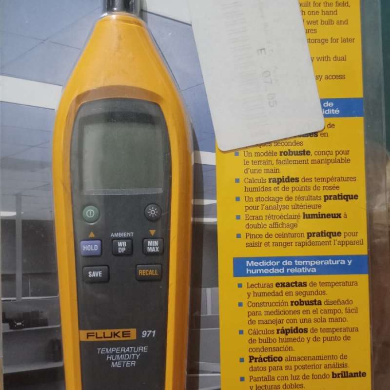Promo Fluke 971 Temperature Humidity Meter Diskon 23% Di Seller ...