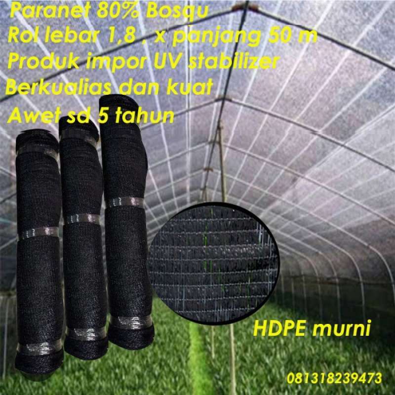 Promo Paranet 80% Impor Rol [1,8 X 50 M] Diskon 23% Di Seller Asmaraka ...
