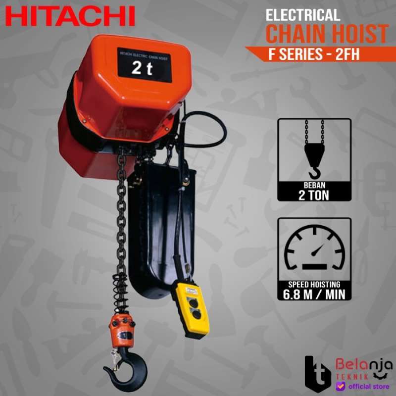 Jual Hitachi Electric Chain Hoist 2fh 2 Ton Katrol Elektrik 2 Fh 2ton ...