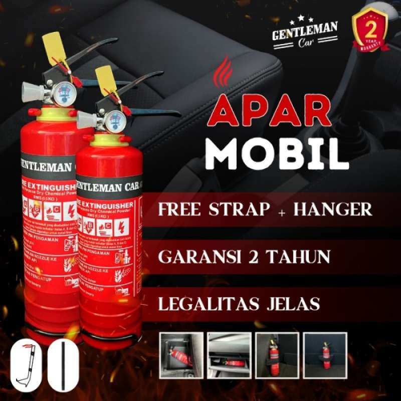Jual Apar Mobil 0.5kg & 1kg Gentleman Car Tabung Pemadam Racun Api ...