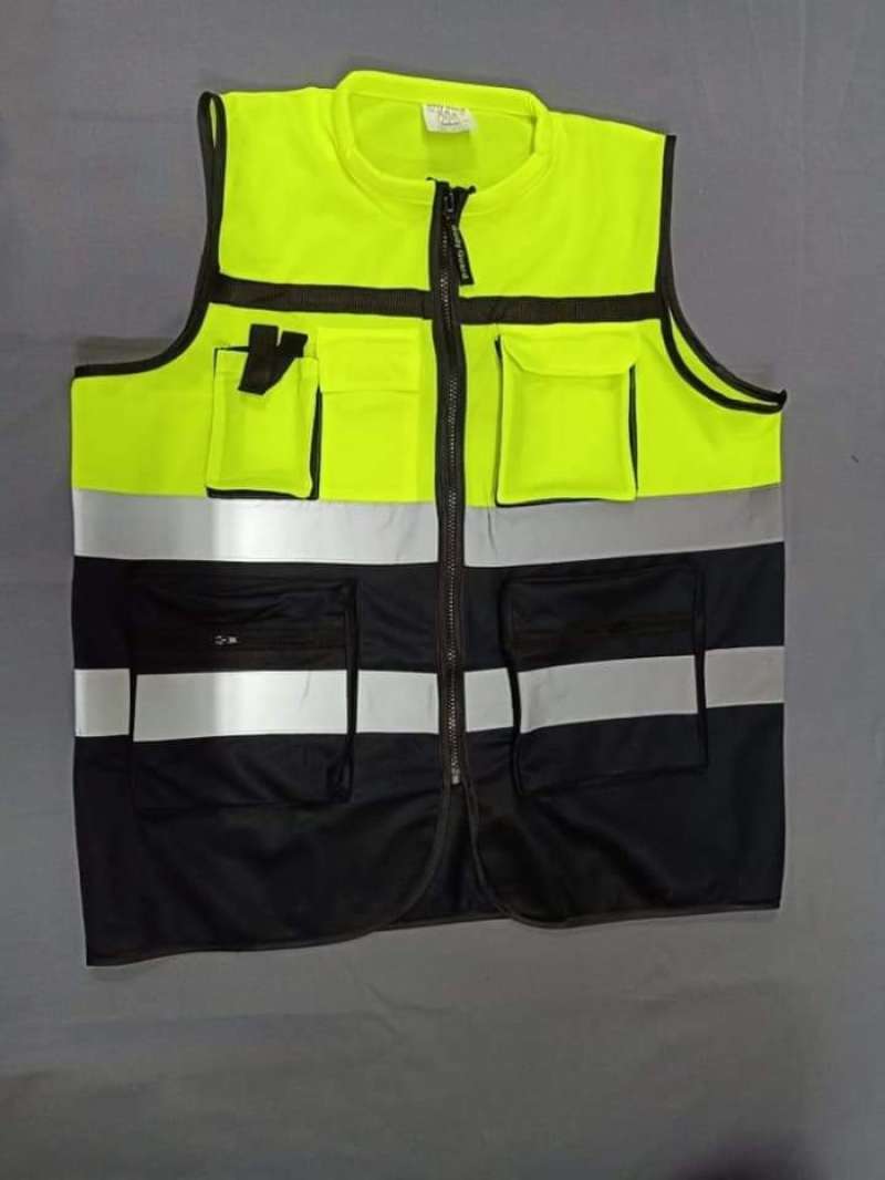 Jual Safety Vest / Rompi Kerja - Hitam Hijau 02 Di Seller Yama ...