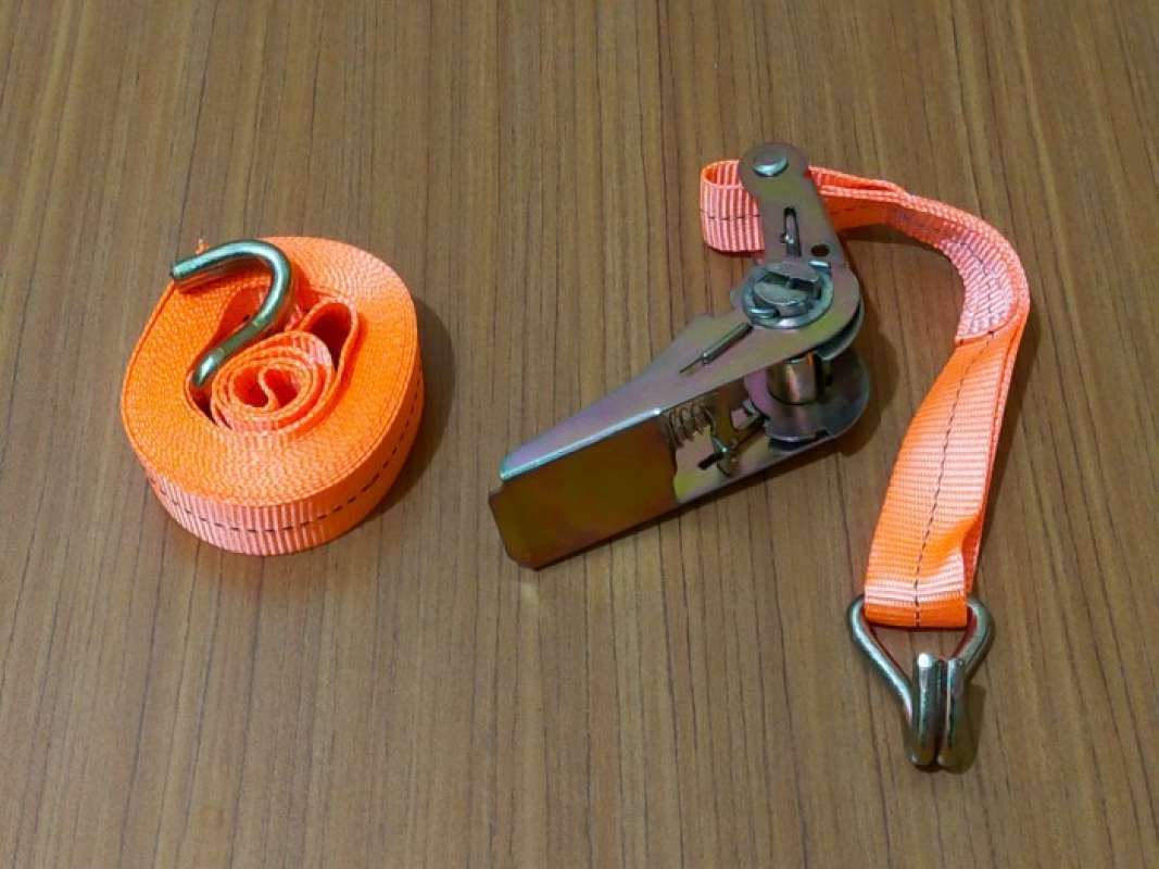 Jual Ratchet Tie Down Rachet Lashing Tali Pengikat Barang Cargo 1 Inch ...